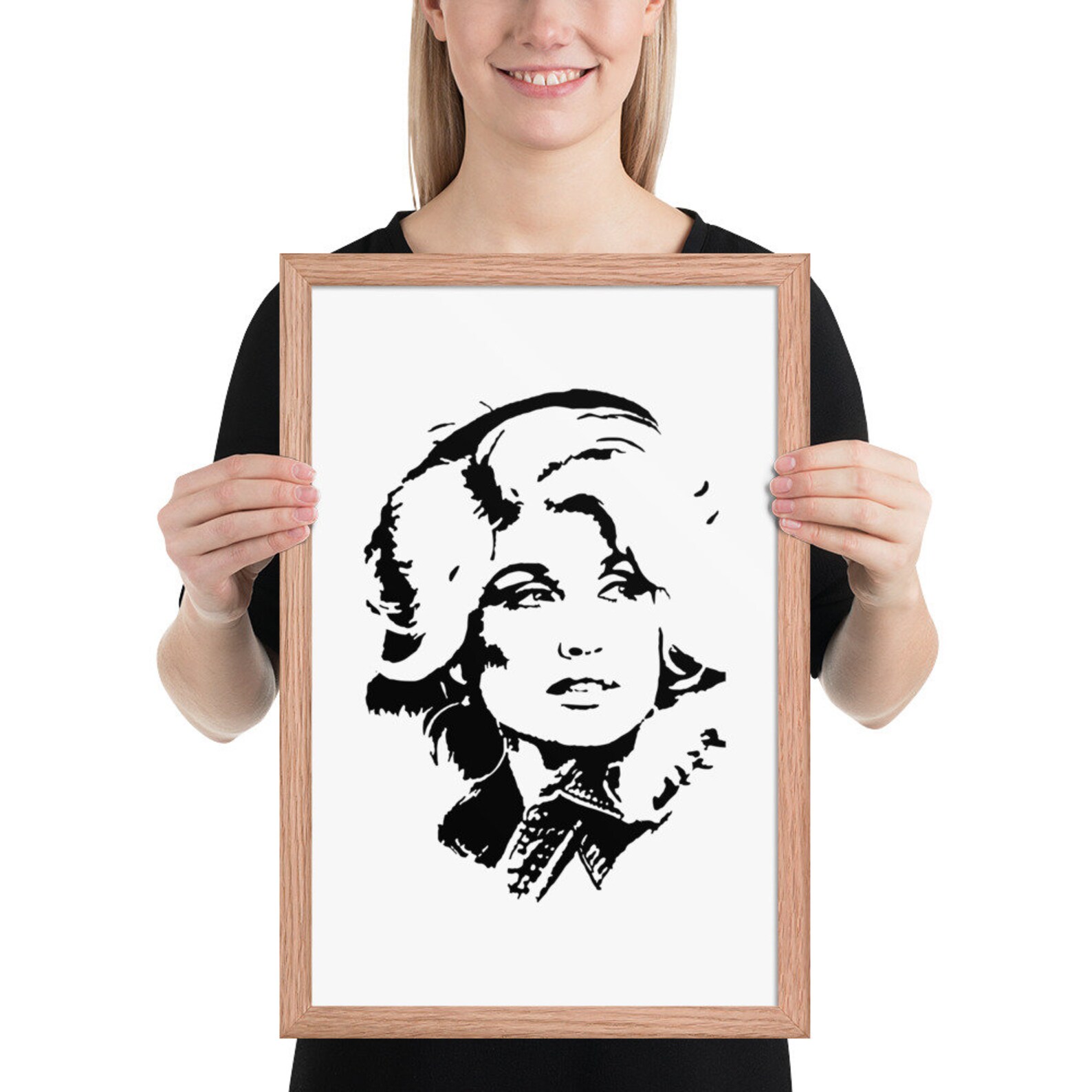 Framed Matte Dolly Parton Poster - Etsy