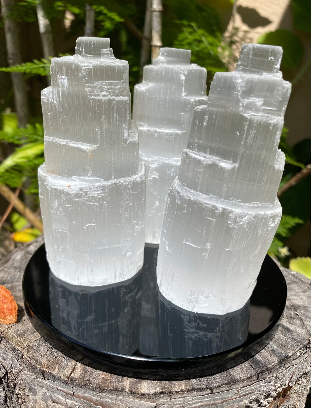 Satin Spar Tower - Etsy
