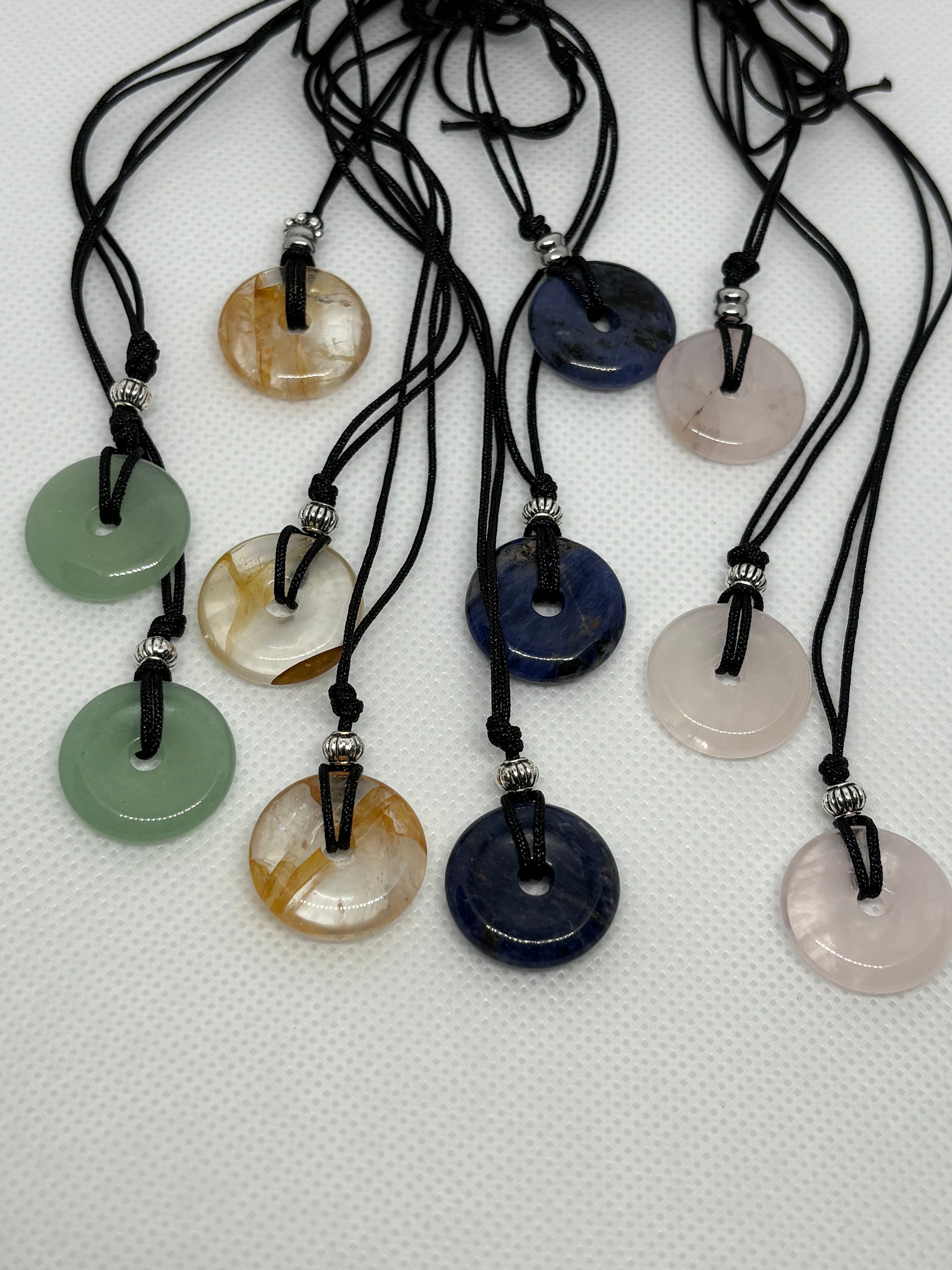 Crystal Donut Pendants - Etsy