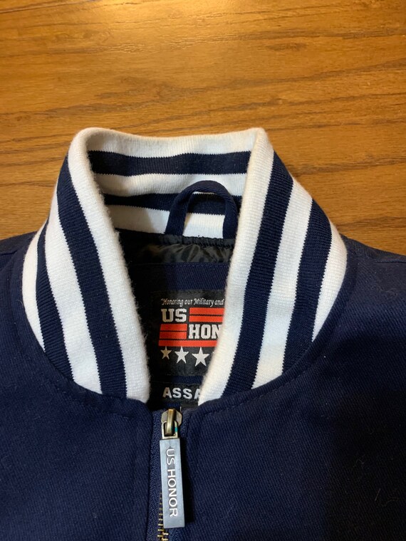 US Honor Assault Jacket Navy Blue and White US Air Fo… - Gem