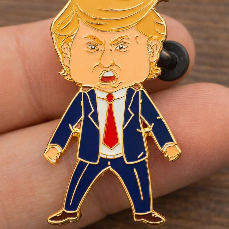 Trump Happy Pin - Etsy