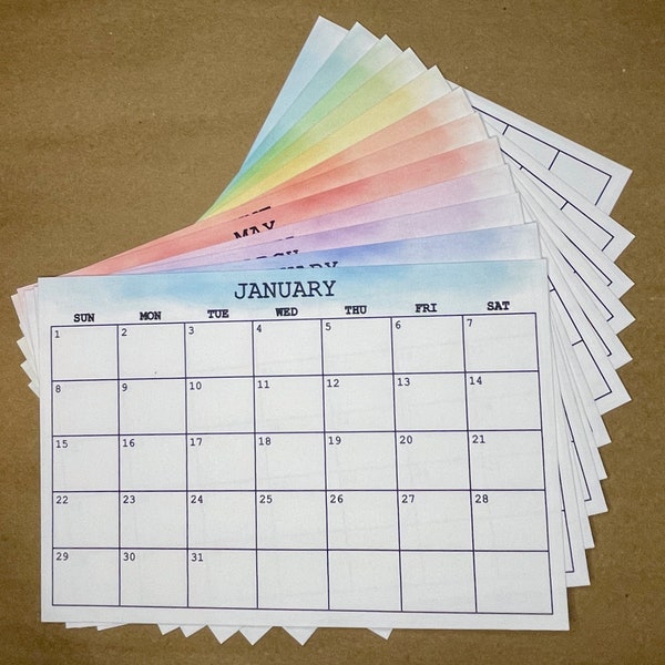 Bullet Journal Stickers Calendar - Etsy