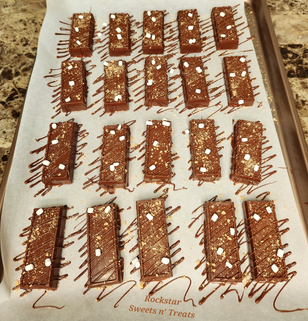Chocolate Covered Smores Bars! 5 PACK - Etsy