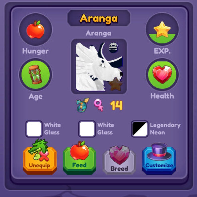 Roblox Dragon Adventures FULL/5 MUTATION Reverse Highlighter - Etsy