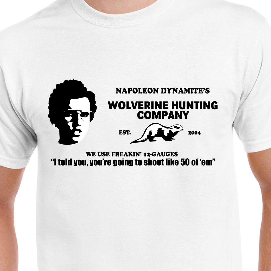 Napoleon Dynamite Wolverine Hunting Company Digital Cut Files - Design ...