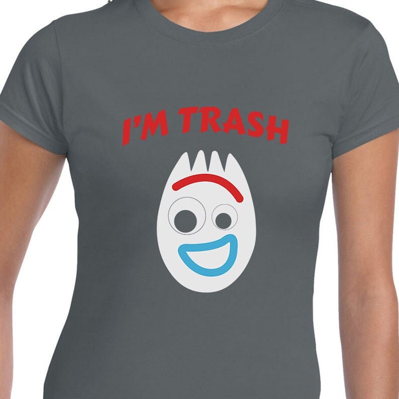 Forky I'm Trash Digital Cut Files Design Cricut SVG - Etsy