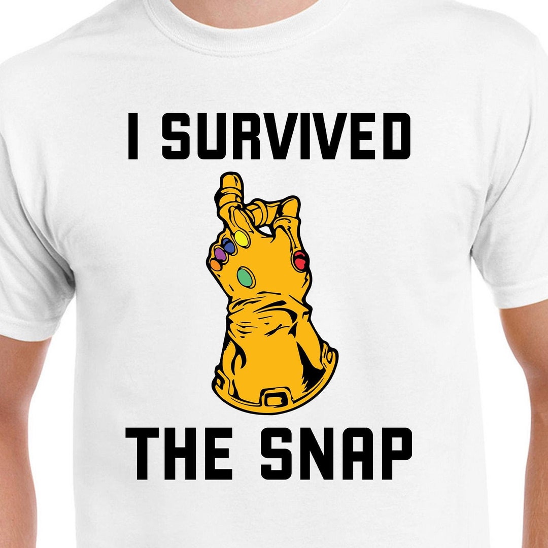 I Survived the Snap Digital Cut Files - Design - Cricut - SVG ...
