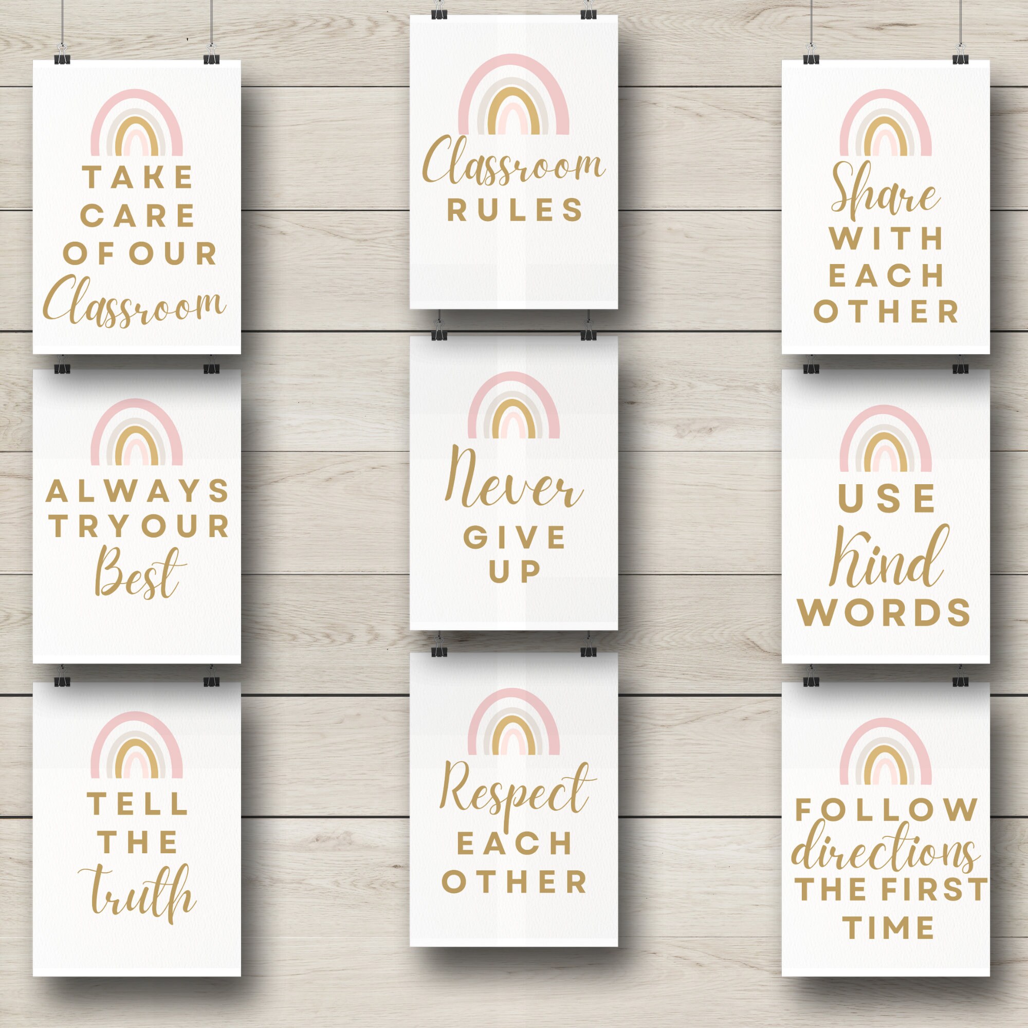 Classroom Rules Posters Classroom Management Posters - Etsy