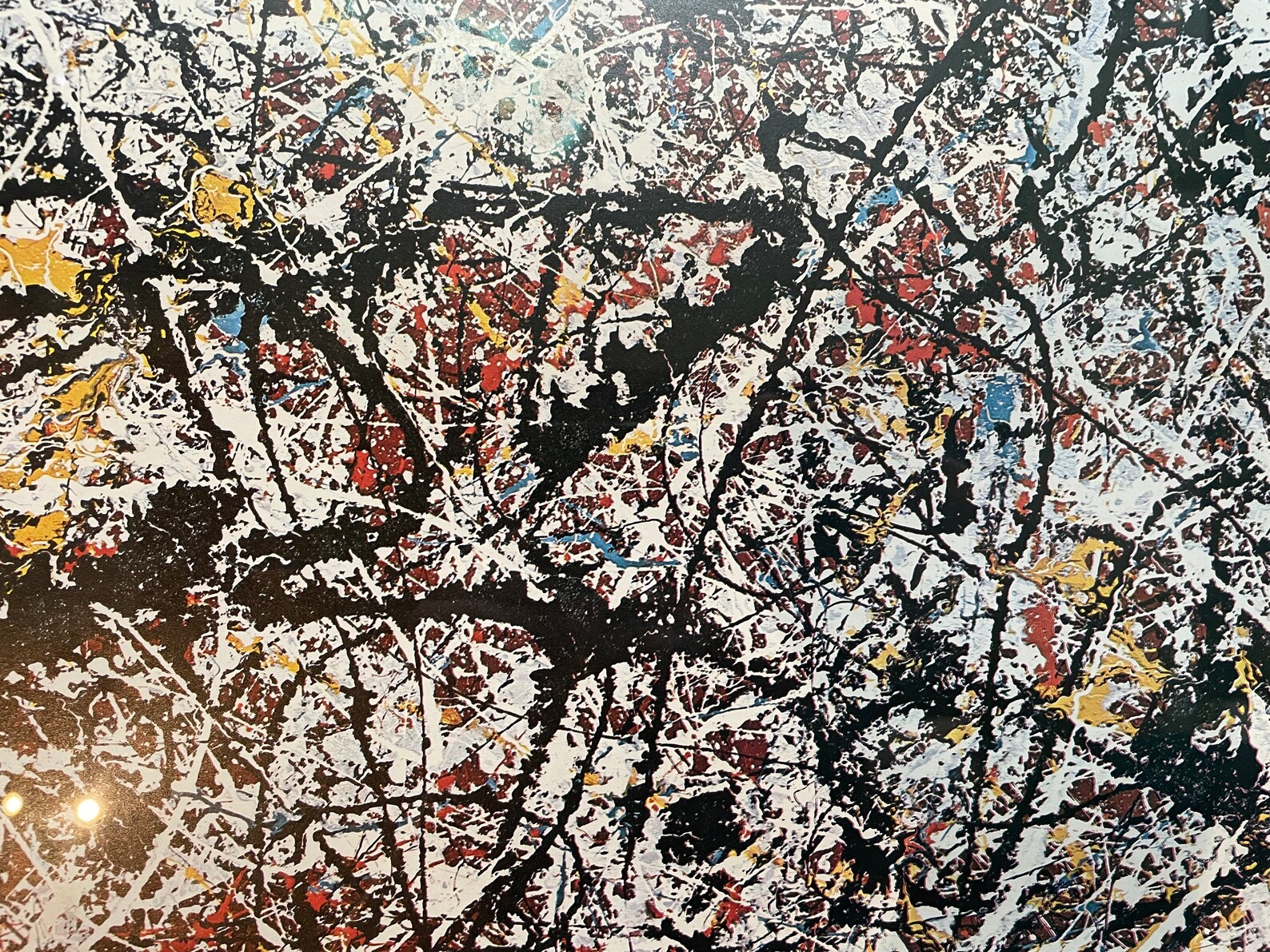 Jackson Pollock mural Vintage Lithograph by Shorewood Reproductions - Etsy