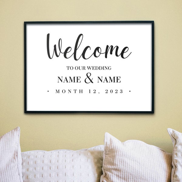 Wedding Reception Entrance Poster - Etsy