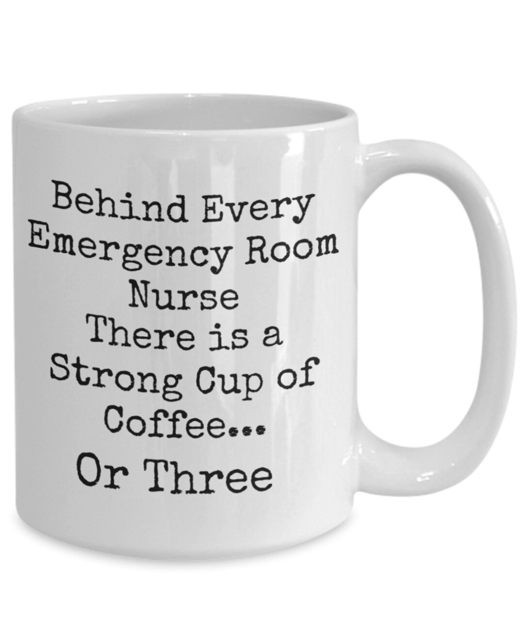 Emergency Room Nurse Mug, Funny ER Nurse Coffee Cup, Gift for ER Nurse ...
