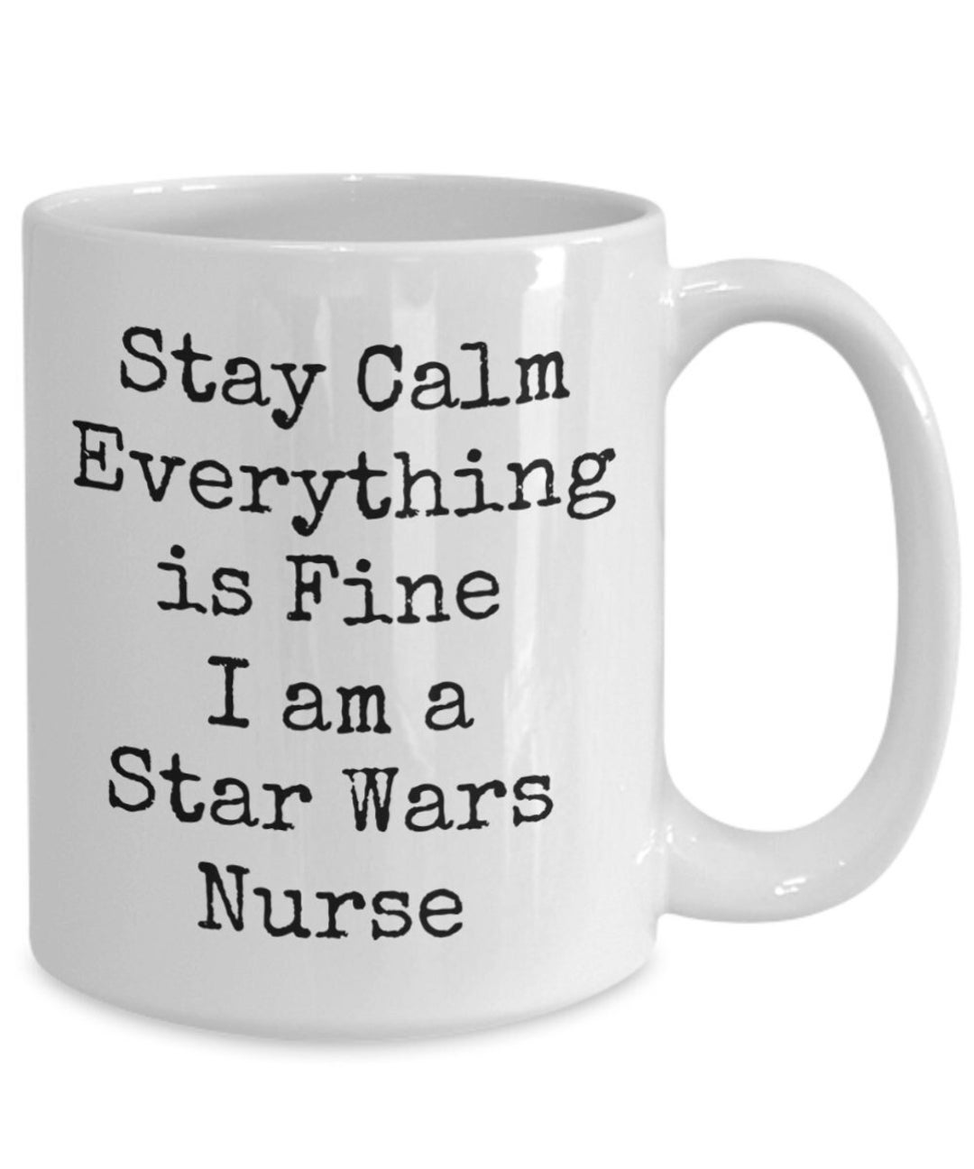 Star Wars Nurse Mug, Funny Star Wars Nurse Coffee Cup, Gift for Star ...