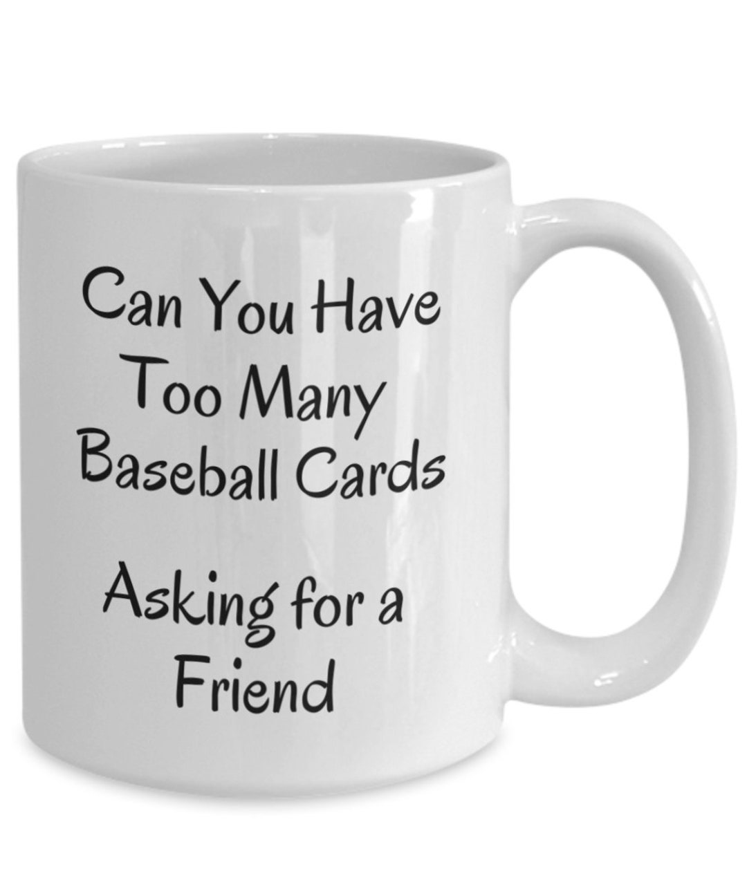 Baseball Cards Mug, Funny Baseball Cards Coffee Cup, Gift for Cards ...
