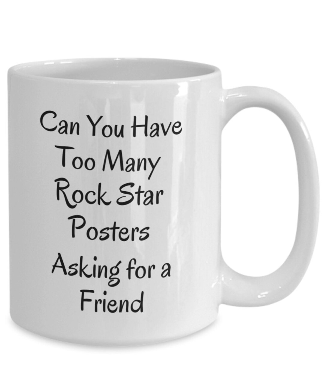 Rock Star Poster Mug, Funny Rock Star Posters Coffee Cup, Gift for ...
