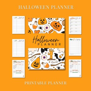Halloween Planner Printable | Party Planning, Costume Ideas & Budget ...