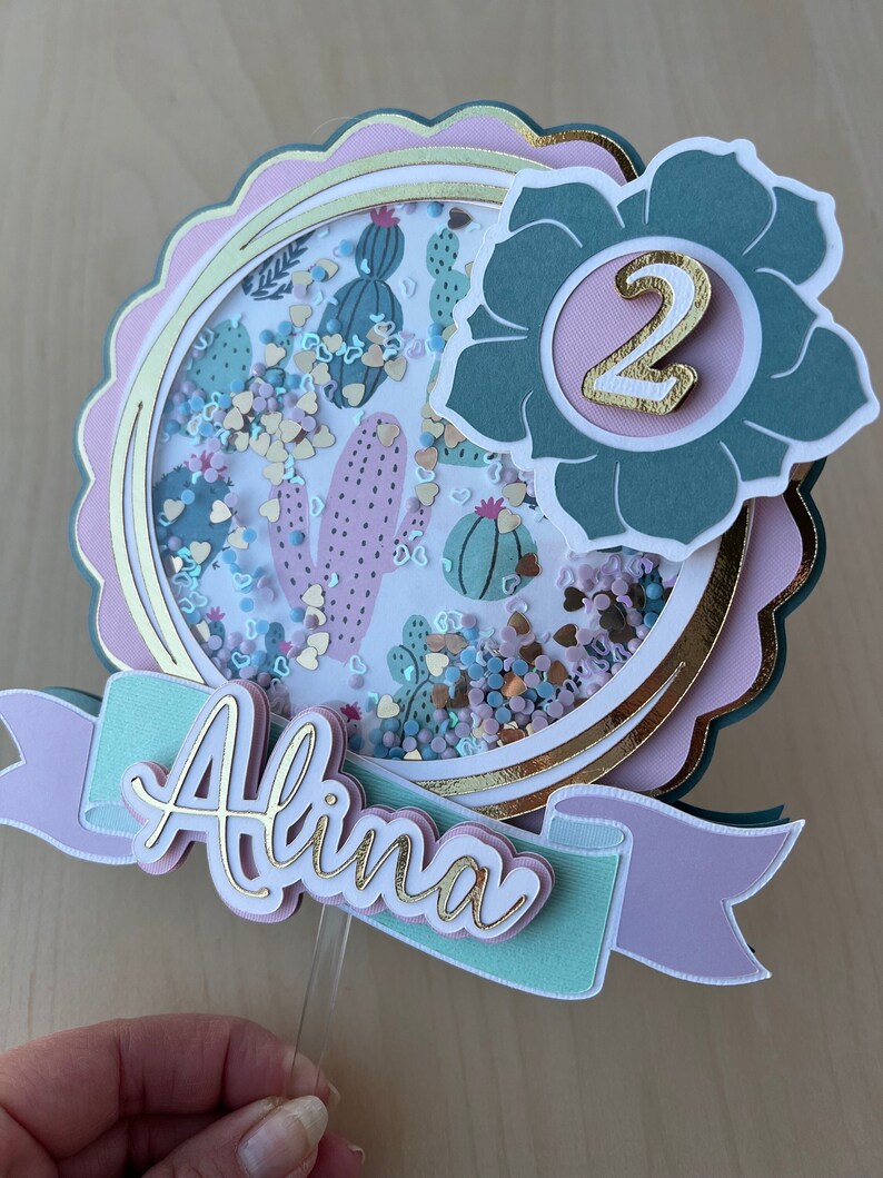 Cactus Cake Topper Cactus Birthday Theme Cactus Baby - Etsy