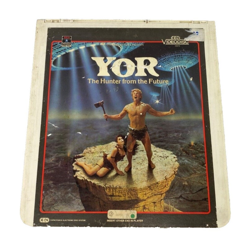 Vintage 1983 Yor the Hunter From the Future CED Videodisc Columbia ...