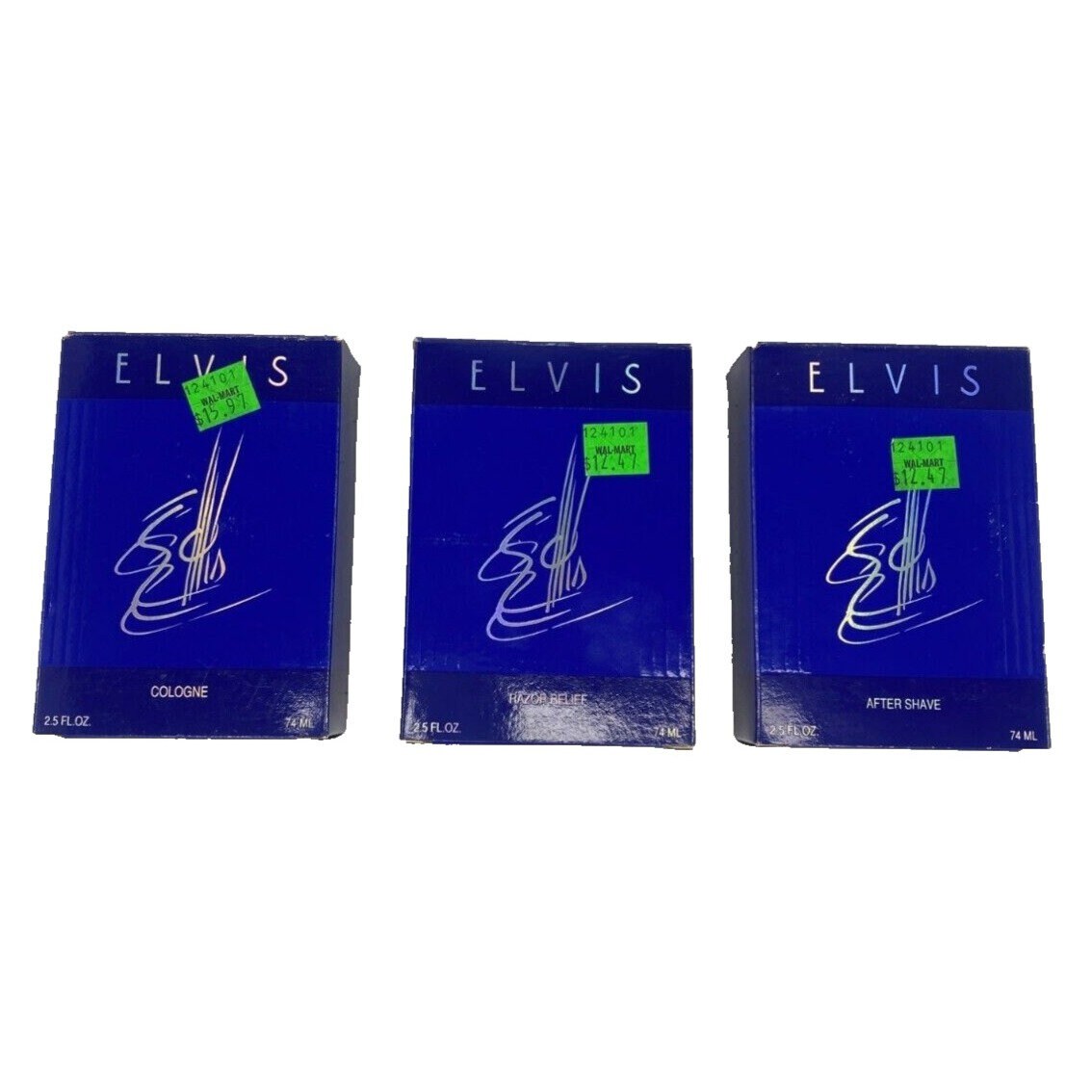 Vtg 1991 ELVIS Presley Cologne 2.5 FL OZ 74ML With After Shave and ...