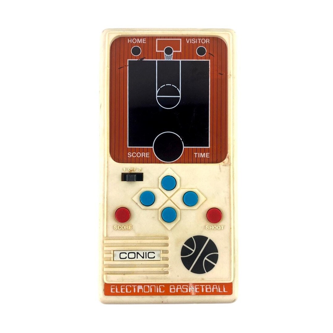 Vtg Conic Electronic Basketball Handheld Game Model 03044 Tested No ...