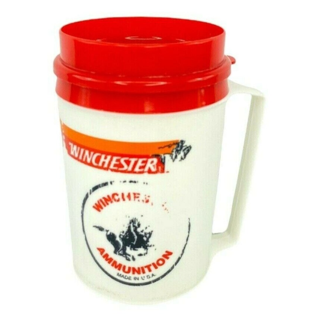 Vintage Winchester Ammunition Aladdin Insulated Travel Mug Cup Made in ...