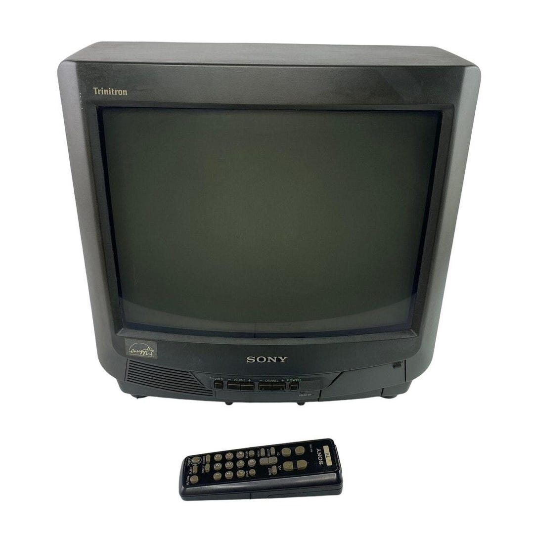 Sony Trinitron 13 Retro CRT Color TV Television With Remote KV-13M42 ...