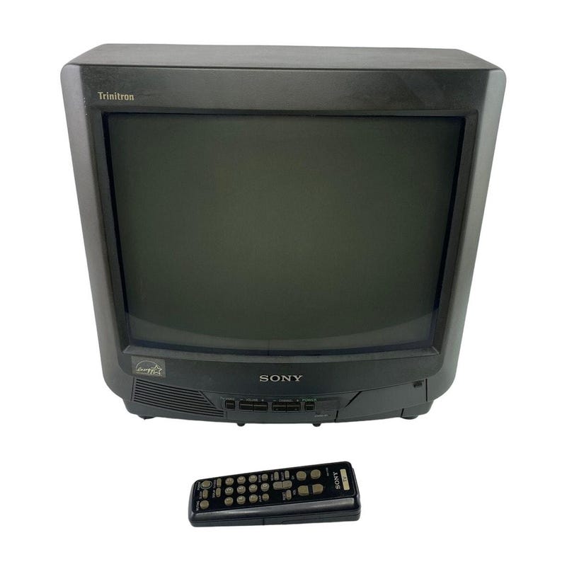 Sony Trinitron 13 Retro CRT Color TV Television With Remote KV-13M42 ...