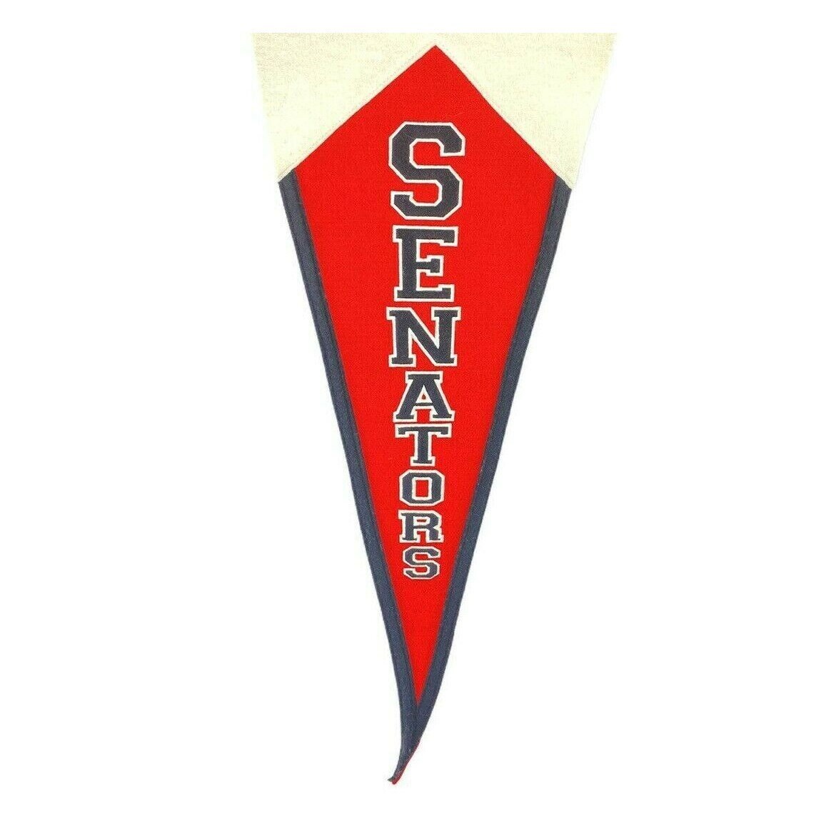 NHL Ottawa Senators Team Logo Classic Wool Blend Pennant 17x40 Winning ...