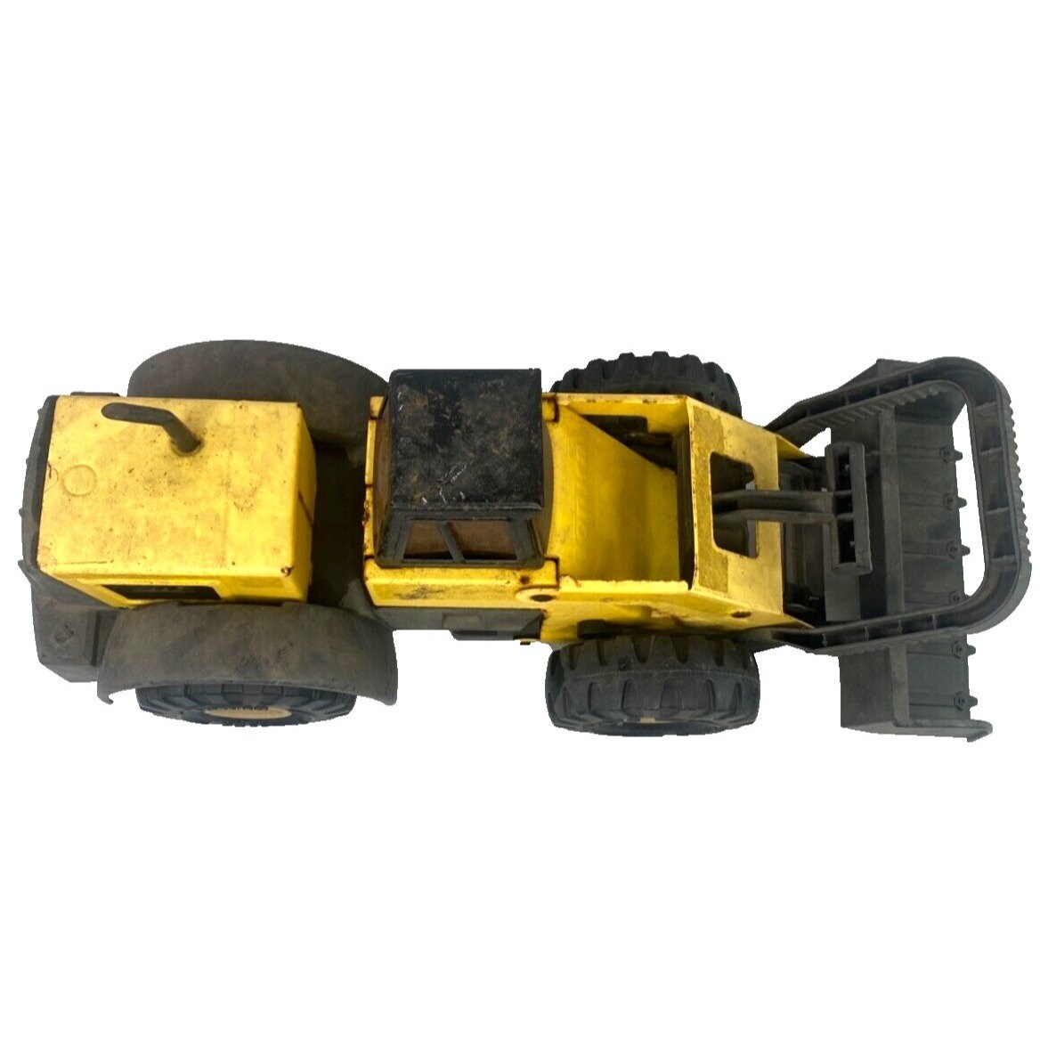 Vintage Mighty Tonka Front End Loader Yellow Turbo Diesel Rusted Steel ...