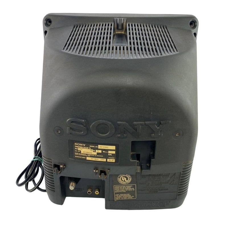 Sony Trinitron 13 Retro CRT Color TV Television With Remote KV-13M42 ...