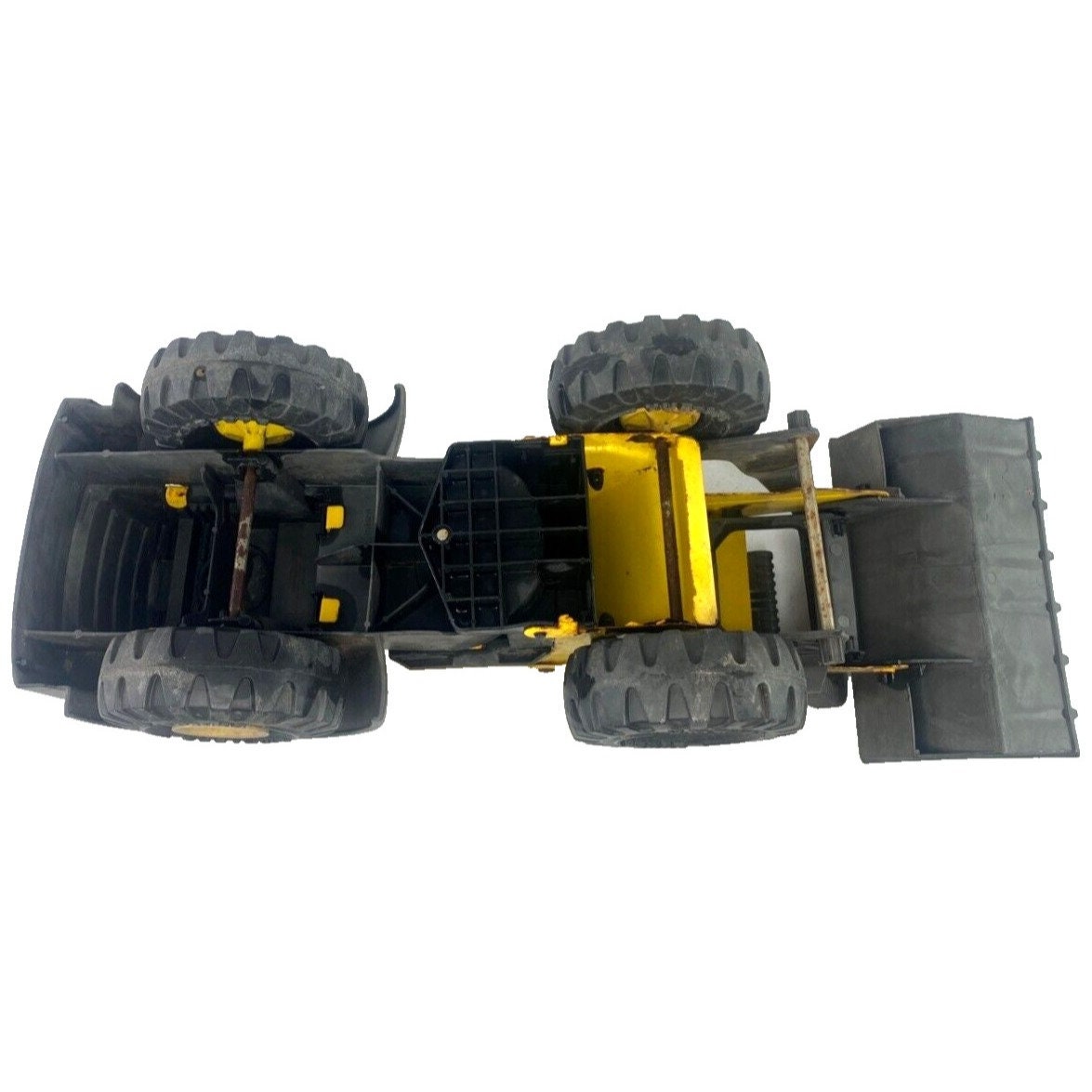 Vintage Mighty Tonka Front End Loader Yellow Turbo Diesel Rusted Steel ...