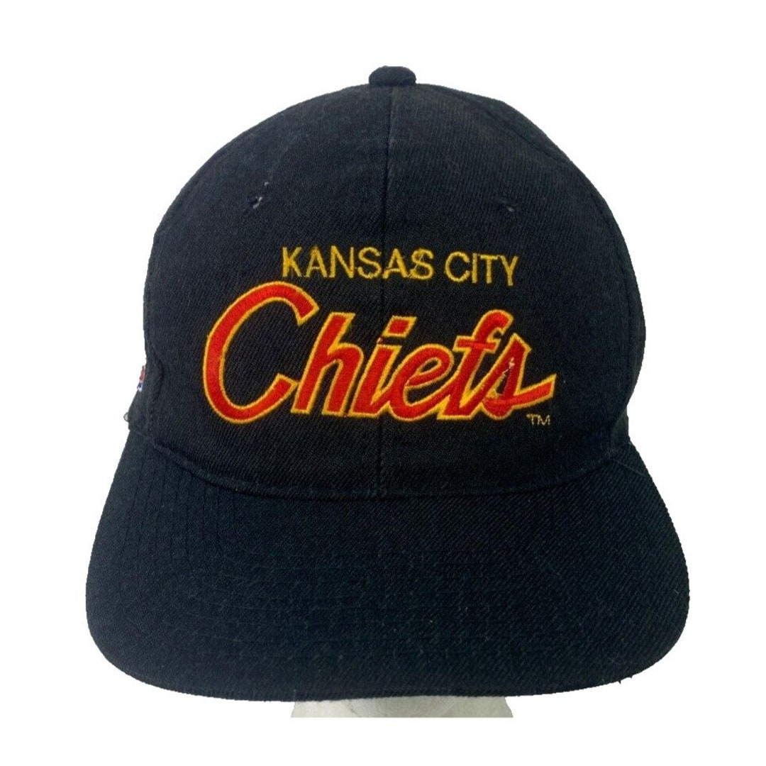 Vtg Kansas City Chiefs Snapback Hat 90s NFL Sports Specialties Script ...