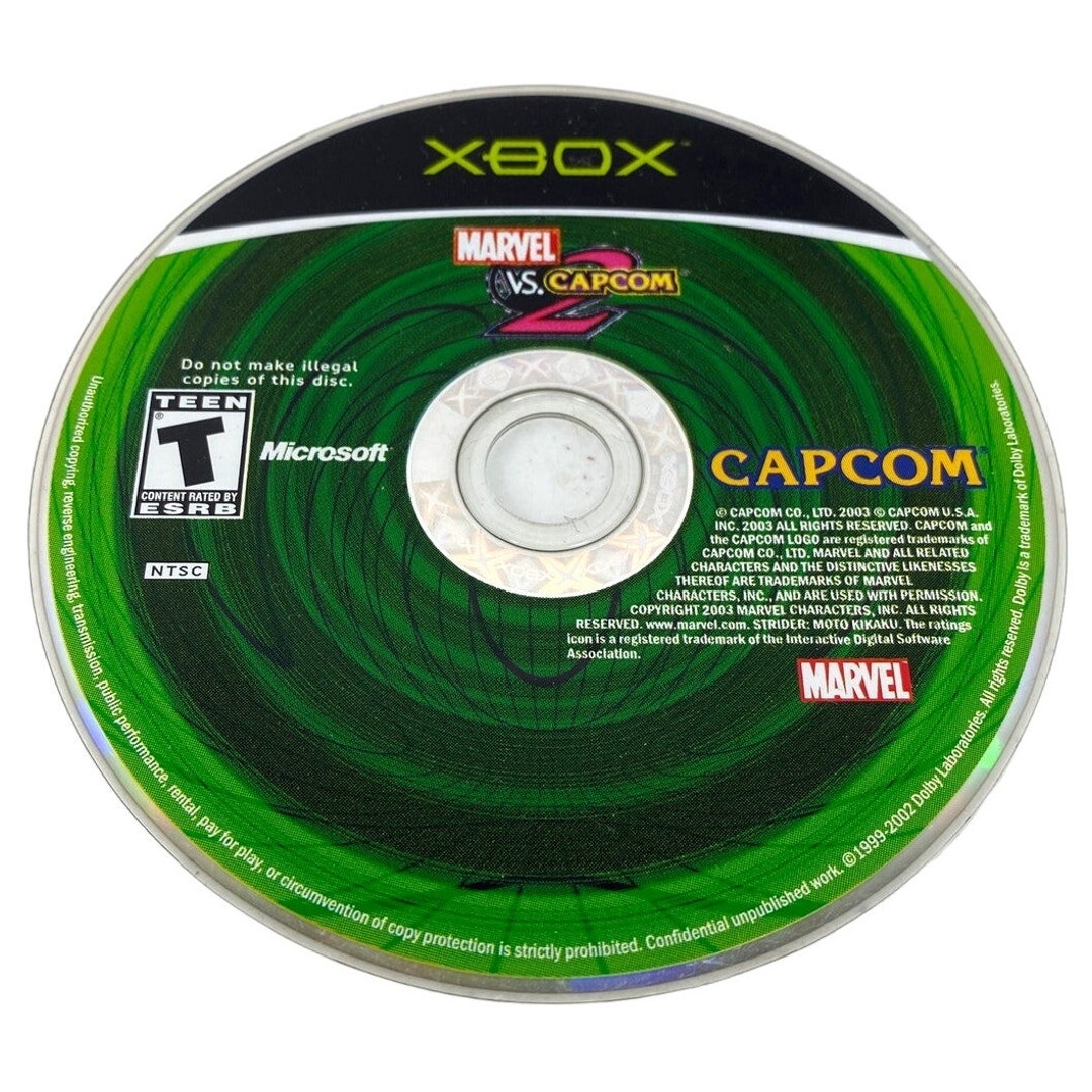 Marvel Vs Capcom 2 Microsoft Xbox 2003 Disc Only Vintage 2000s ...