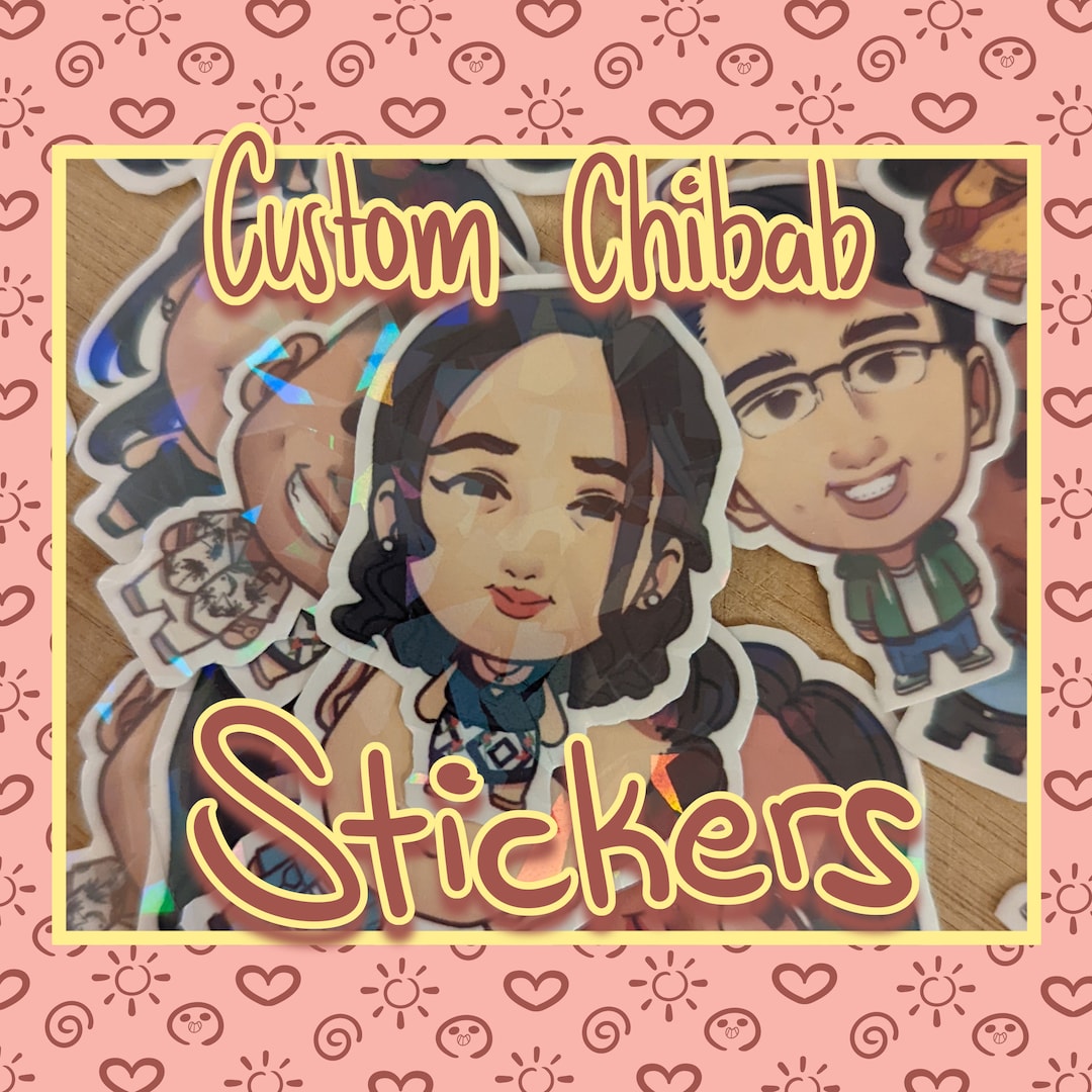 Custom Chibab - Stickers - Etsy