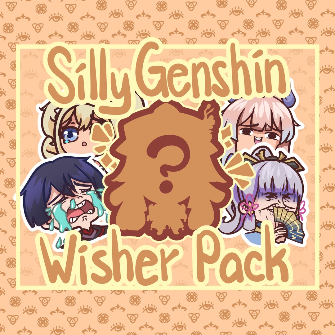 Silly Genshin Wisher Sticker Pack gacha - Etsy
