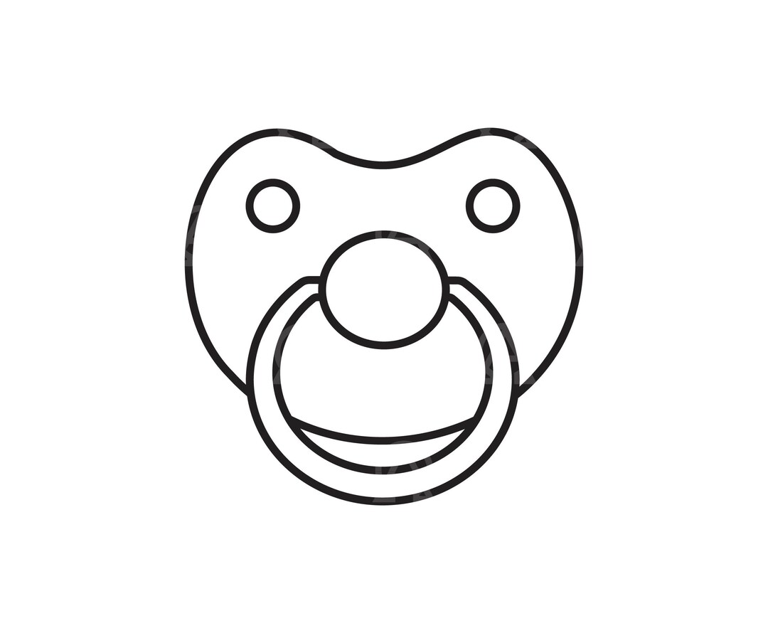 Baby Pacifier Svg, Baby Pacifier Cut File, Baby Dummy Svg, Baby Boy Svg ...