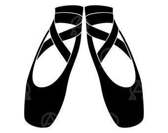 Ballet Slippers SVG, Ballet Svg, Dancer Svg, Dancer Shoes Svg, Dance ...