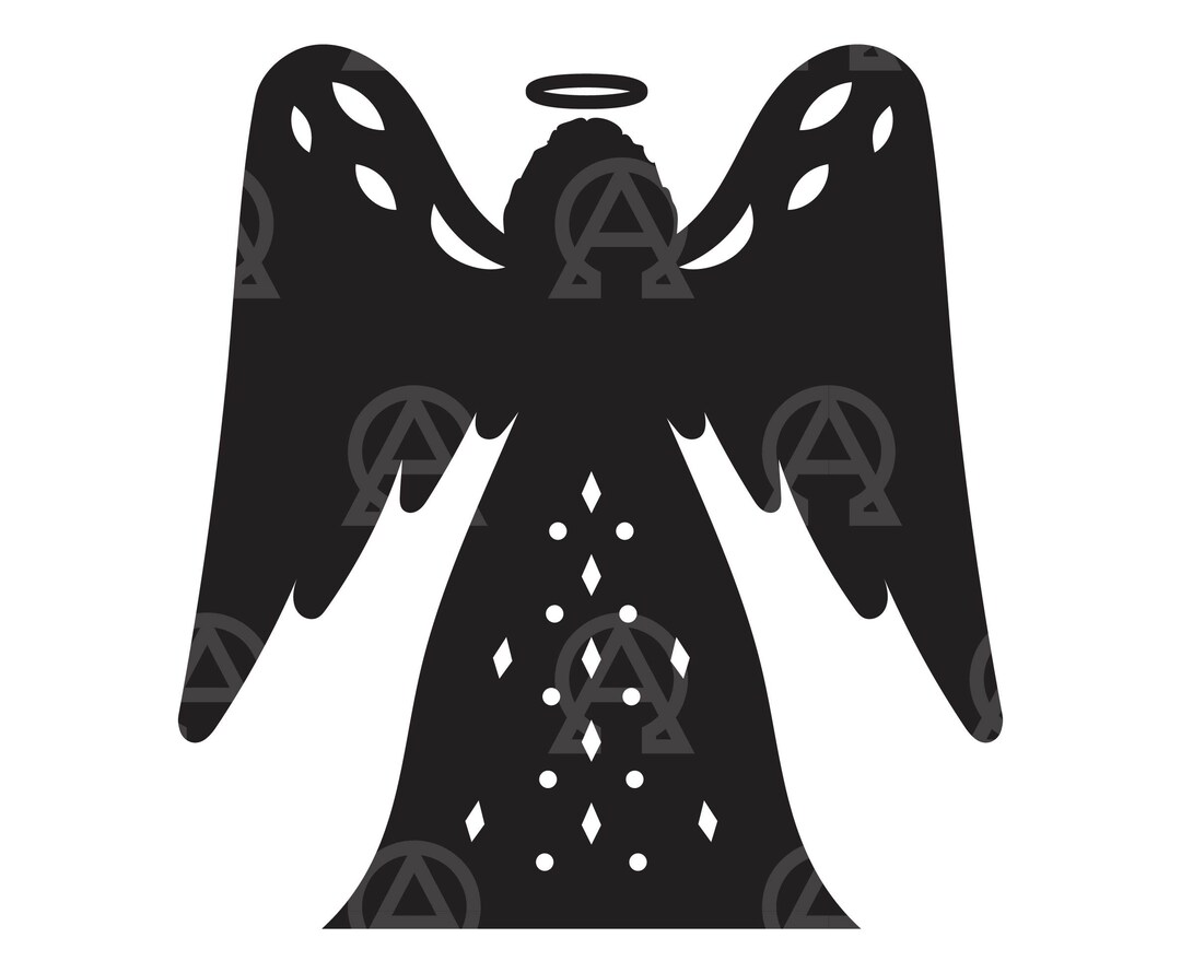 Angel Svg Christmas Svg Angel Cut File christmas Decor Svg - Etsy