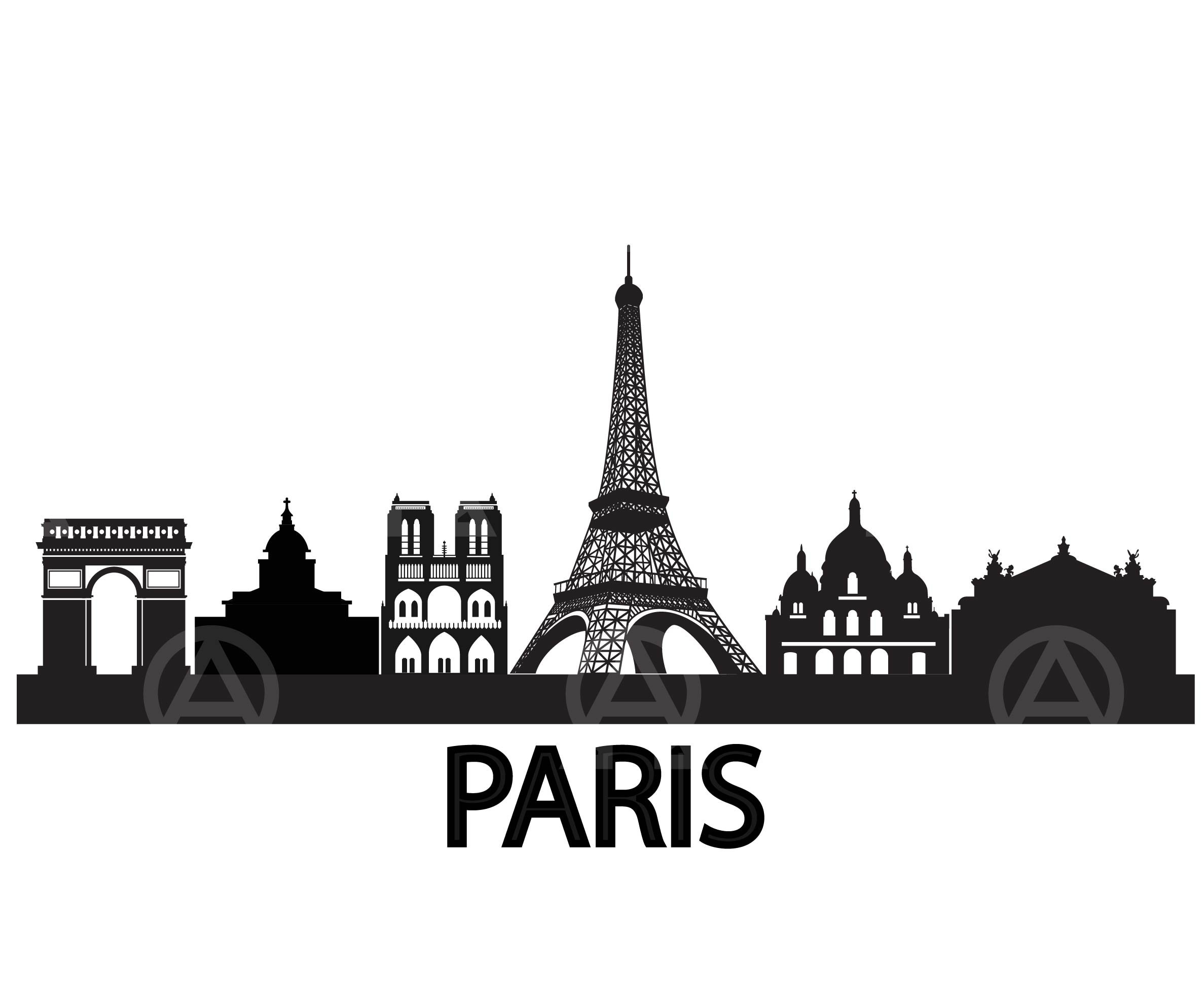 Paris Svg, Paris Cut File, Paris Skyline Svg,city Svg, Paris France ...