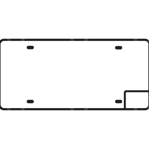 License Plate Svg - Etsy