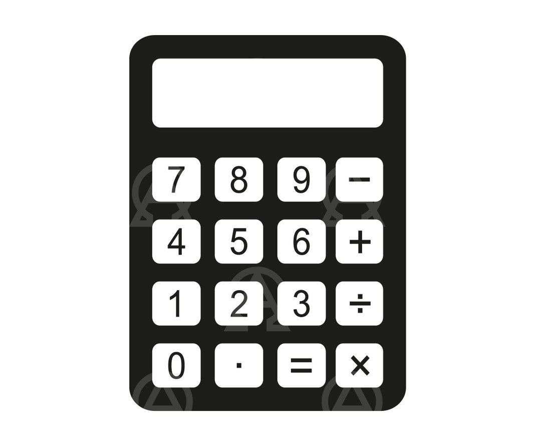 Calculator Svg, Calculator Cut File, Math Svg, Retro Svg, School Svg ...