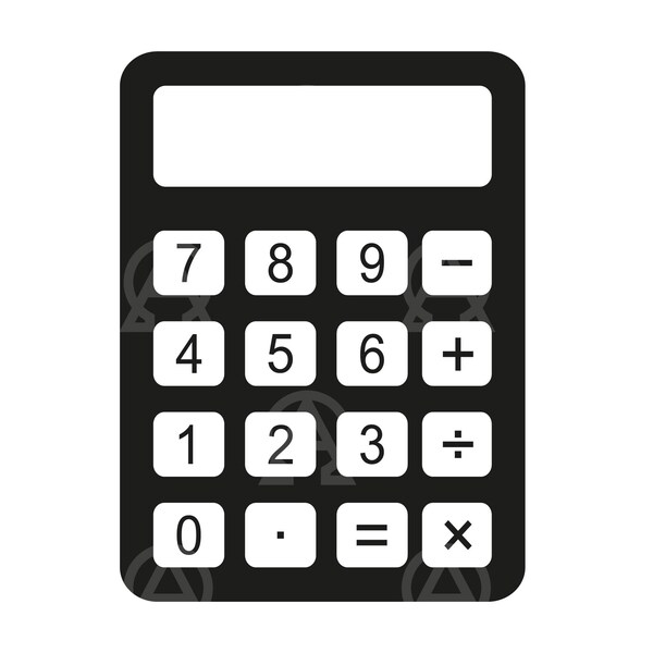 Calculator Svg - Etsy