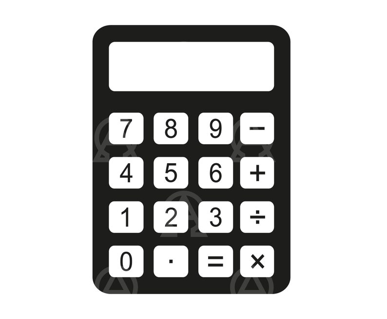 Calculator Svg, Calculator Cut File, Math Svg, Retro Svg, School Svg ...