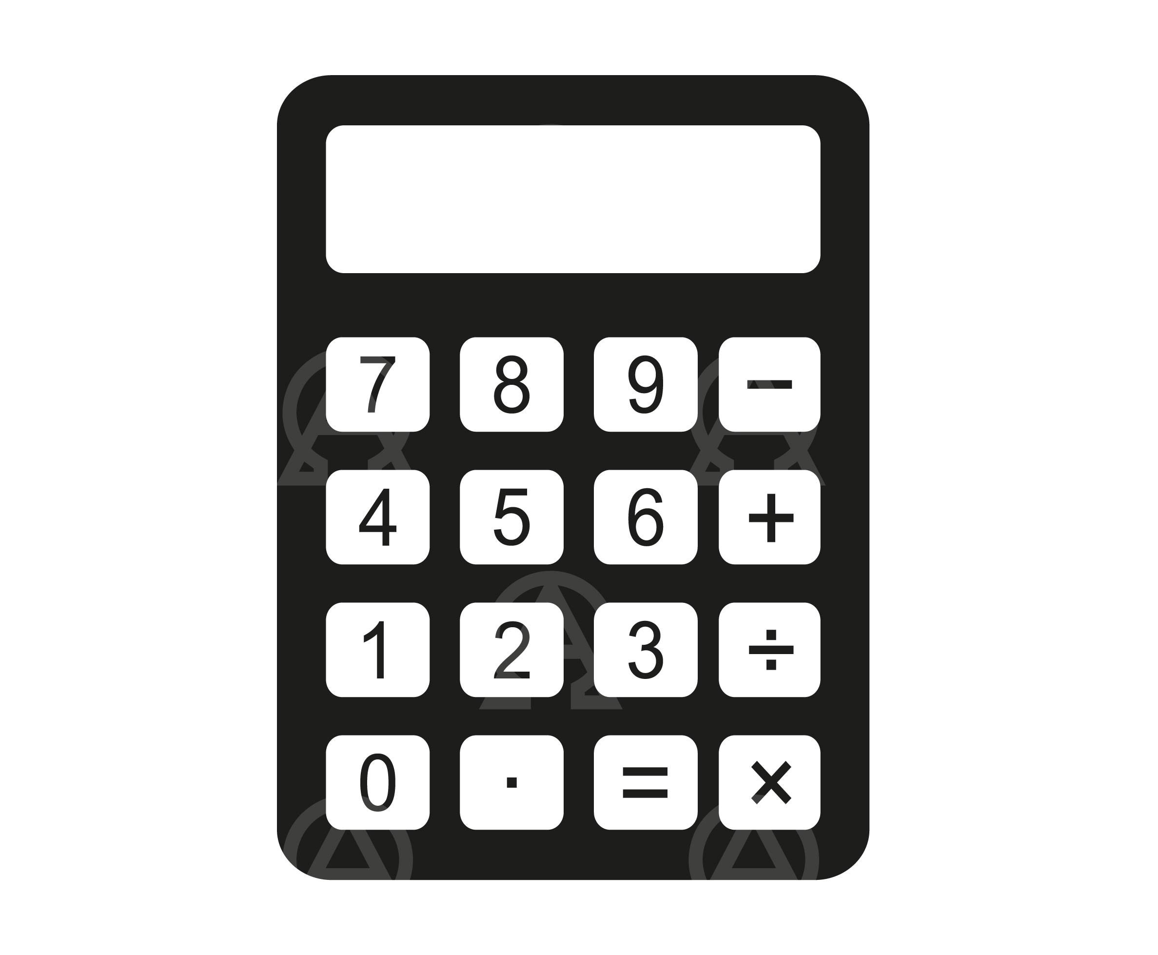 Calculator Svg, Calculator Cut File, Math Svg, Retro Svg, School Svg ...