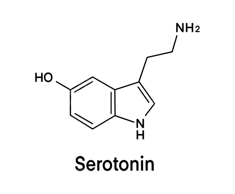 Serotonin Molecule Svg, Serotonin Molecule Cut File, Serotonin Svg ...