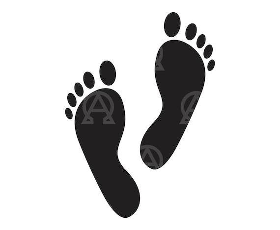 Human Footprint Stencils