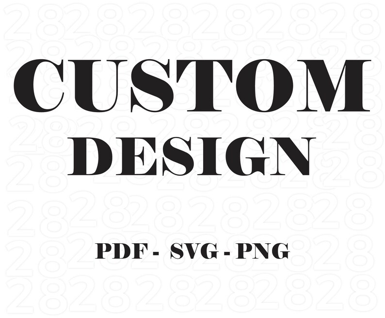 Custom Order Svg, Custom Order Design Png, Customizable Order ...