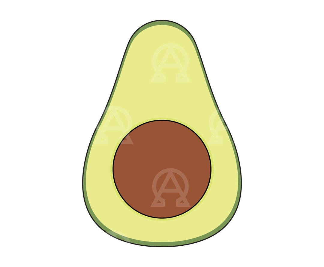 Avocado Svg, Avocado Cut Files, Avocado Clipart, Vegatable Svg, Avocado ...