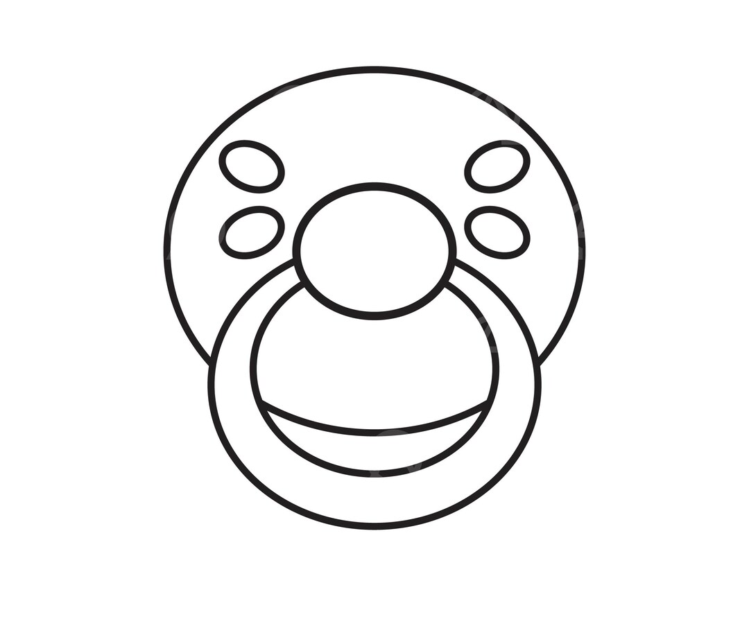 Baby Pacifier Svg, Baby Dummy Svg, Baby Pacifier Cut File, Baby Boy Svg ...