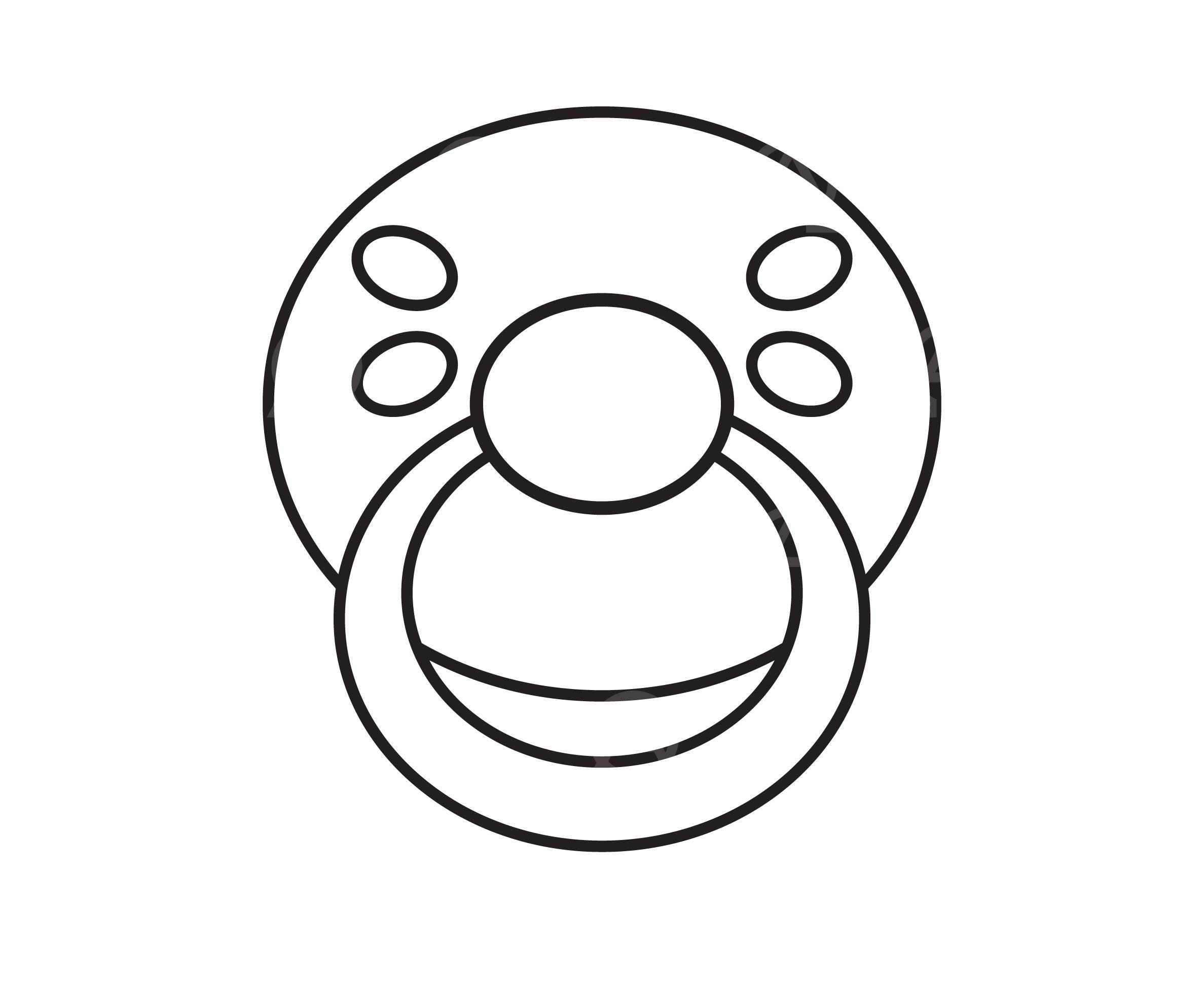 Baby Pacifier Svg, Baby Dummy Svg, Baby Pacifier Cut File, Baby Boy Svg ...