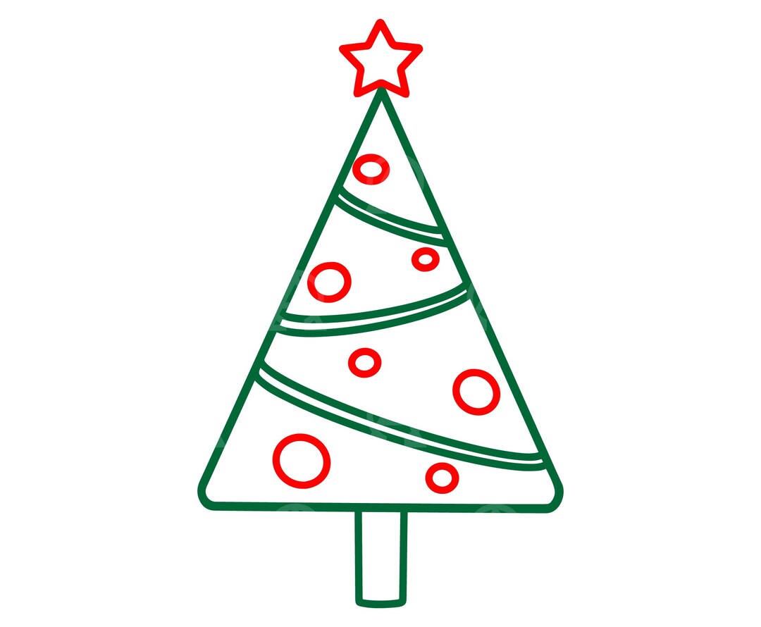 Christmas Tree Svg, Xmas Tree Svg, Christmas Tree Cut File, Christmas ...